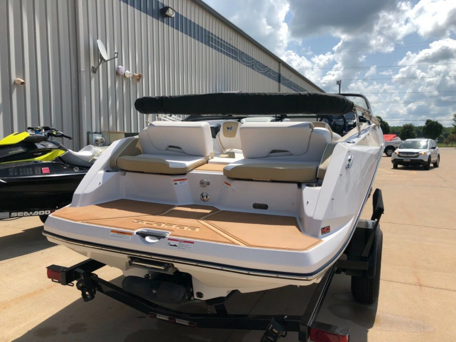 2016 Scarab 195 HO Platinum Edition Supercharged Jet Drive Ski Runabout ...