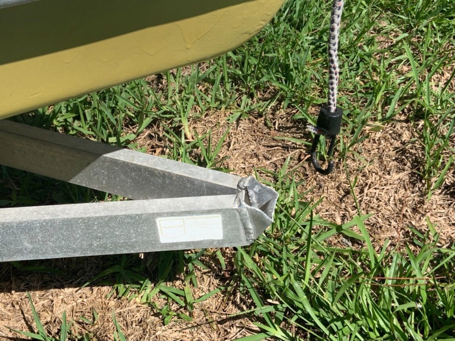 1973 AMF Alcort Sunfish with rigging and as-is dolly for sale