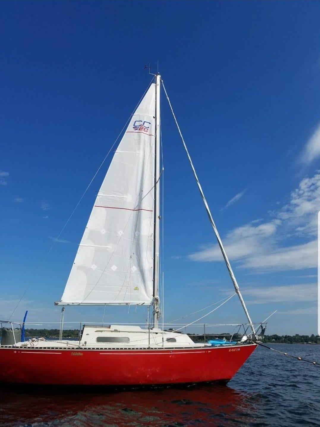 1977 C&C 26′ Sailboat Located in Warwick, RI – No Trailer for sale